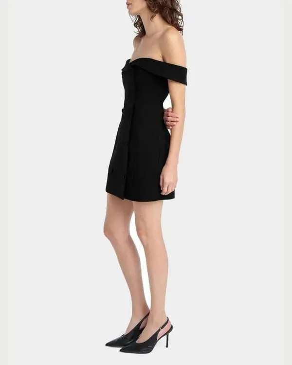 FAVORITE DAUGHTER The Payback Off-shoulder Mini Dress
