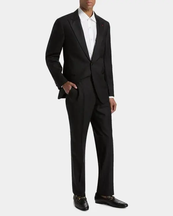 Isaia Apos;s Wool Single-breasted Suit