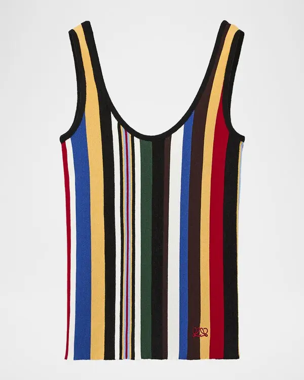 Loewe Striped Rib Tank Top