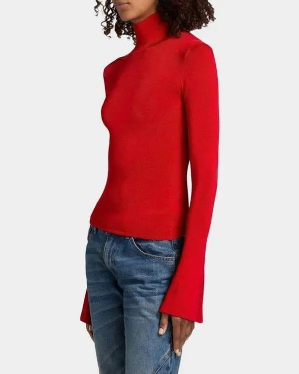 Brandon Maxwell The Dawson Turtleneck Top