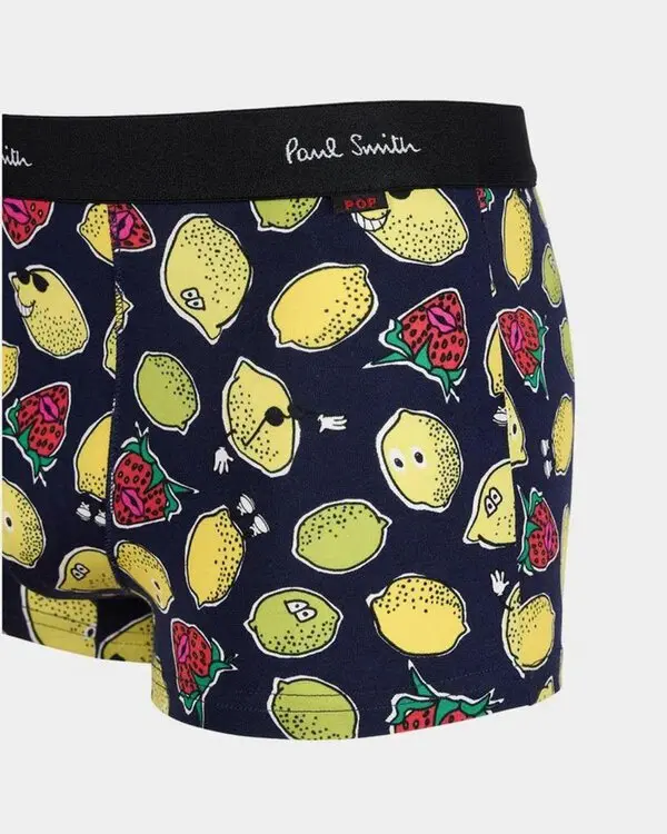 Paul Smith Apos;s Organic Cotton Lemon Boxer Briefs