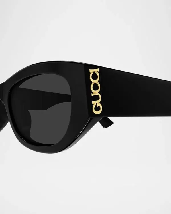 Gucci 53mm Acetate Cat-eye Sunglasses