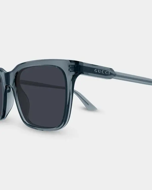 Gucci Apos;s Gg2114s-003 Acetate Rectangle Sunglasses