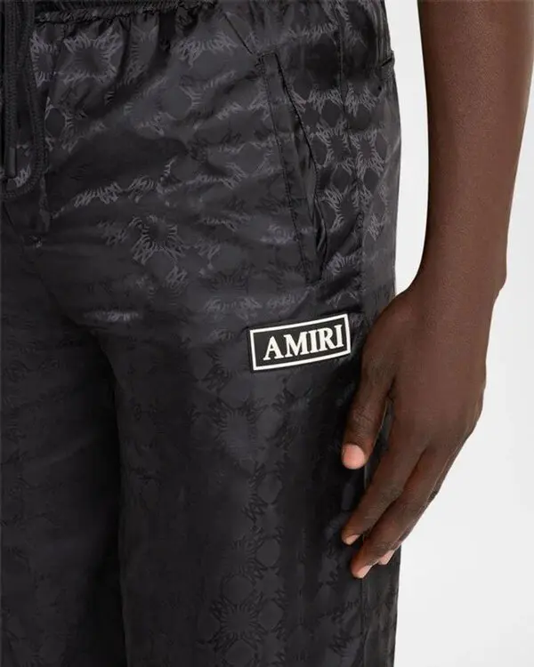 Amiri Apos;s Ma Quad Baggy Nylon Drawstring Pants