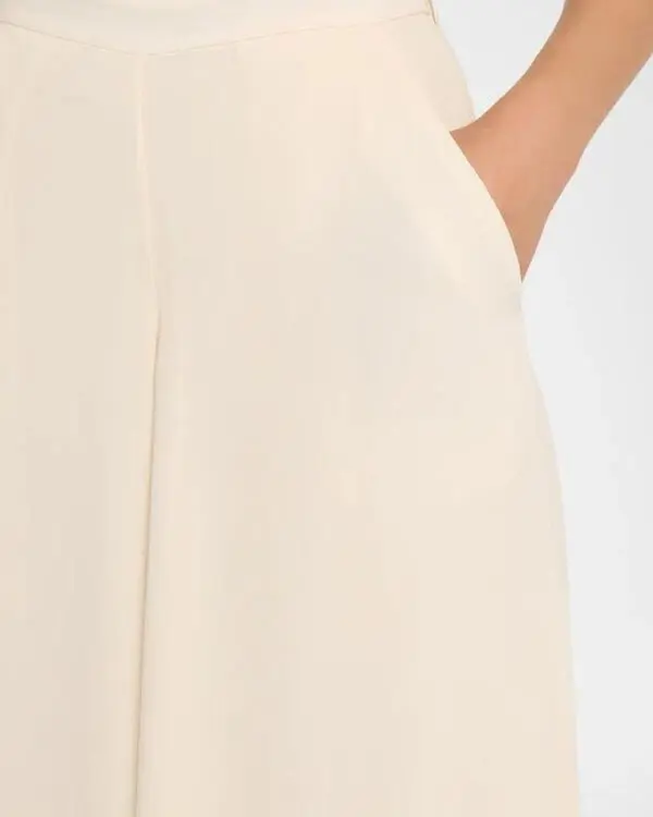 Lapointe High-rise Georgette Wide-leg Pants