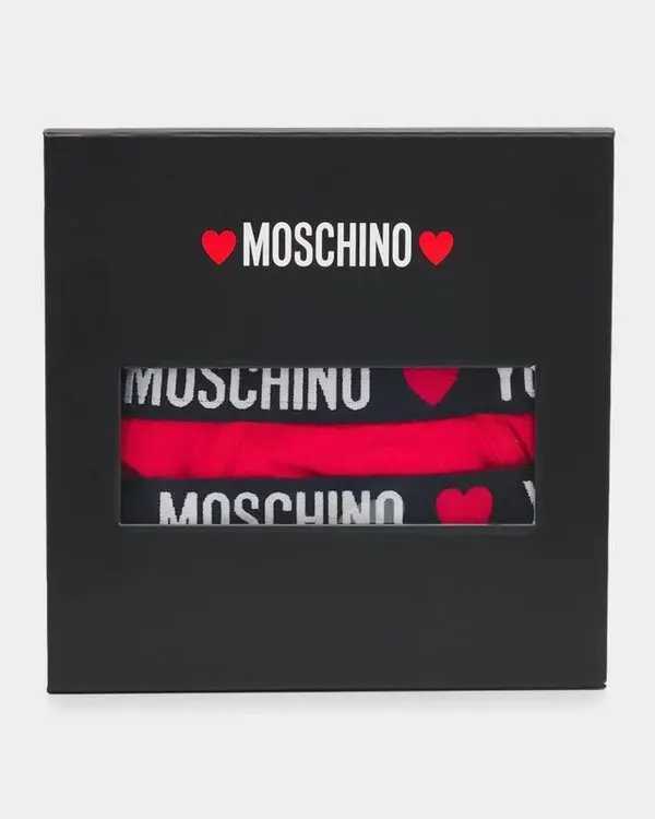 Moschino Apos;s My Valentine Stretch-jersey Variety Brief 3-pack