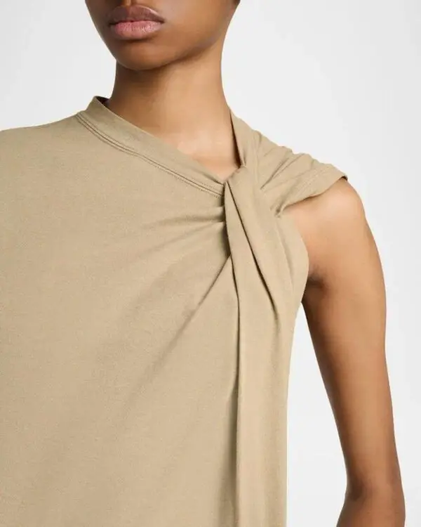 Isabel Marant Étoile Nayda Twisted Sleeveless T-shirt - Light Bronze