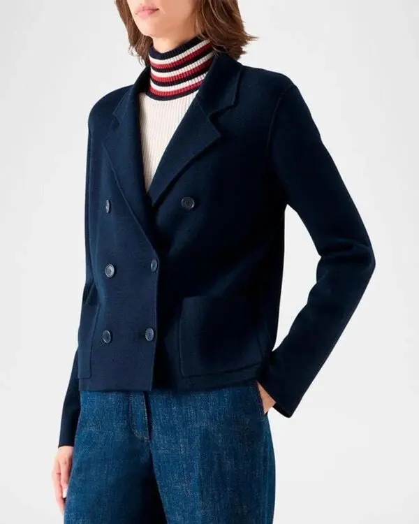Akris Stretch Wool Cardigan-style Jacket