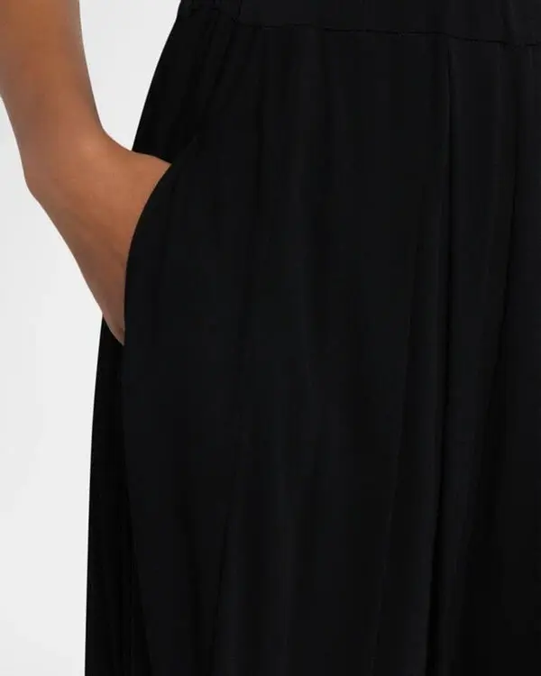 Michael Kors Pleated Jersey Balloon Pants - Black
