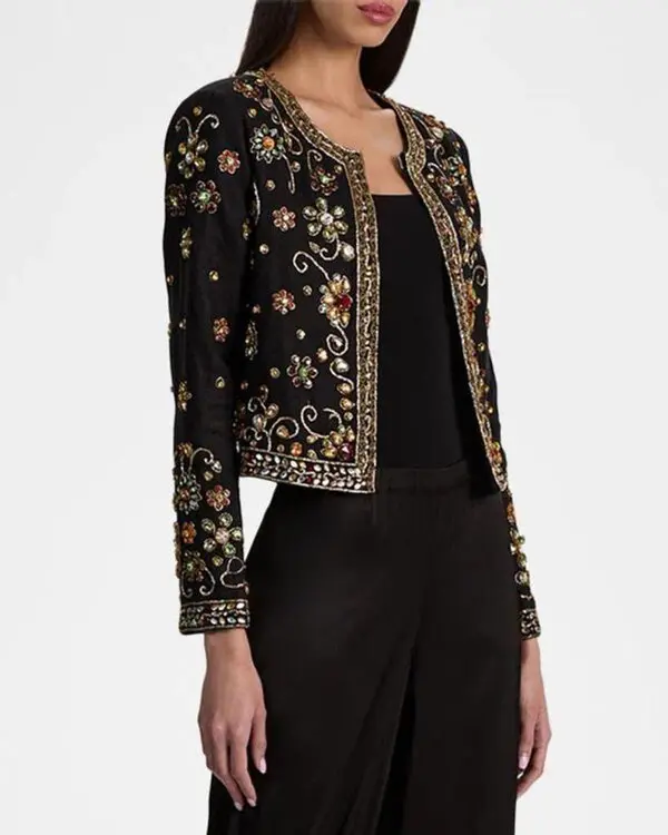 Alice + Olivia Kidman Embellished Jacket