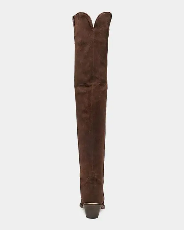 Partlow Julia 55mm Suede Over-the-knee Boots - Moro