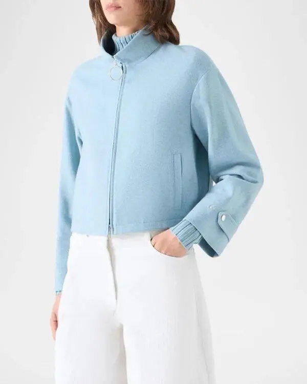 Akris Wool-blend Blouson Jacket