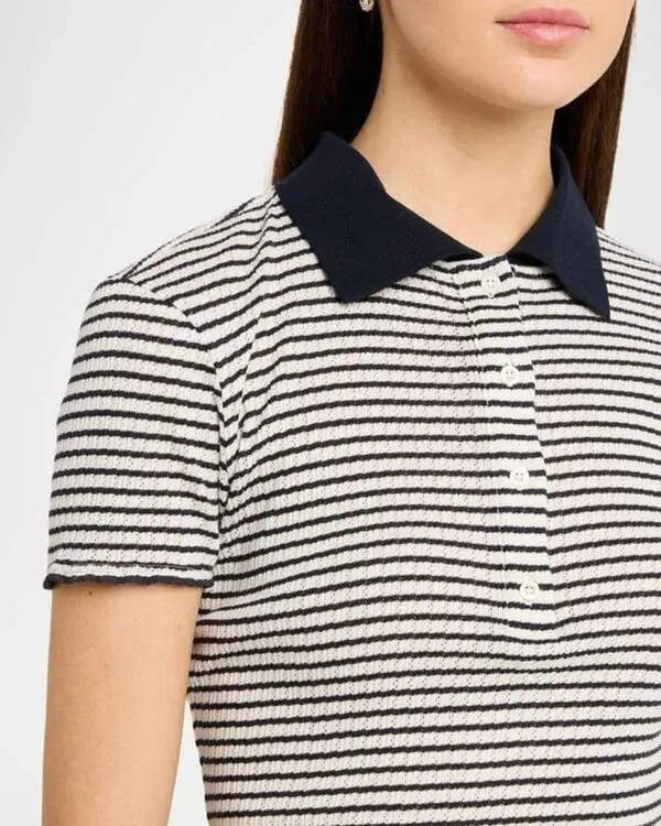 FRAME The Pointelle Polo