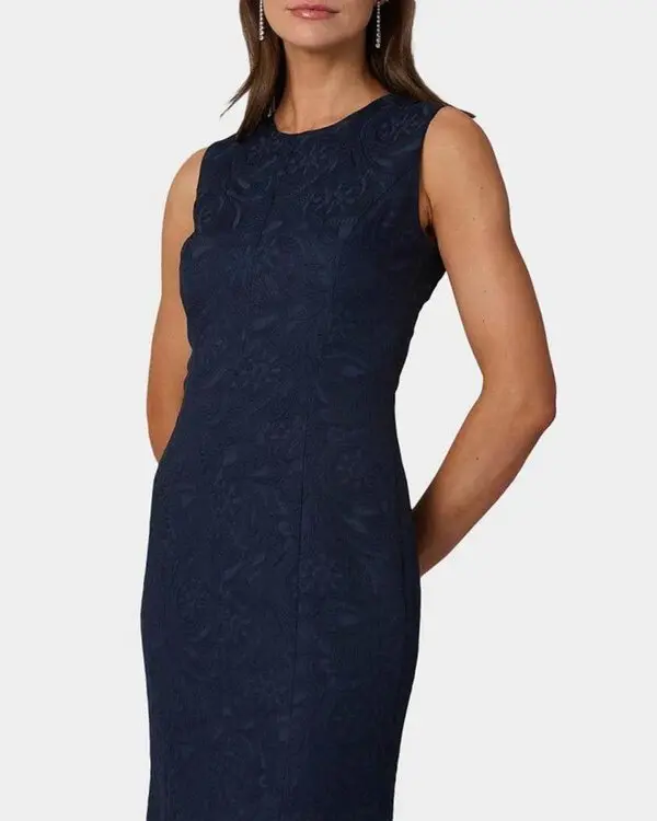 Shoshanna Wilson Floral Jacquard Mermaid Gown