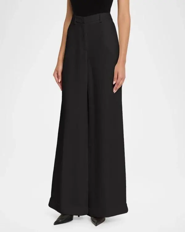 Fabiana Filippi Wide-leg Cady Pants