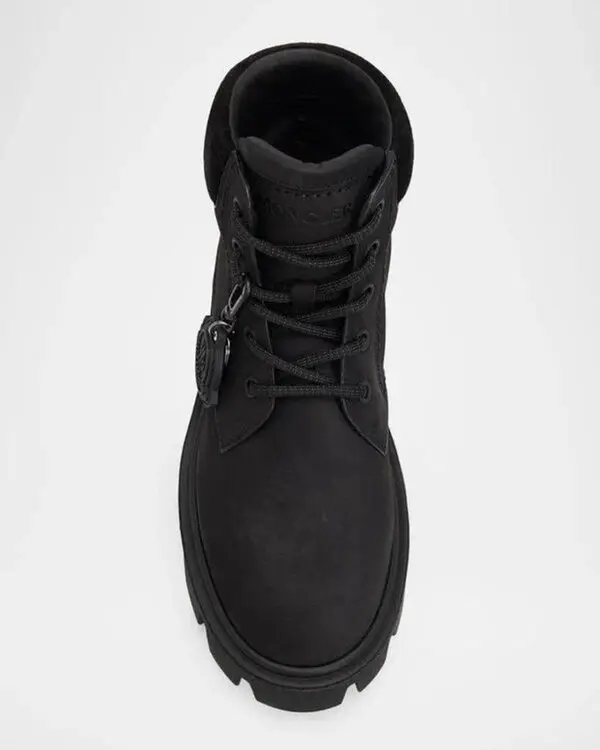 Moncler Apos;s Peak City Leather Ankle Boots