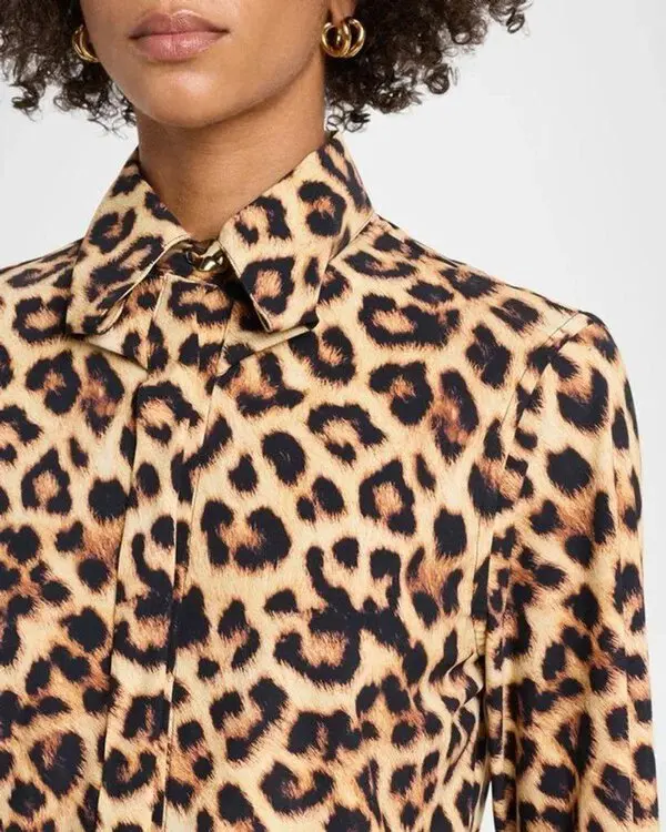 Chiara Boni La Petite Robe Ayika Leopard-print Blouse