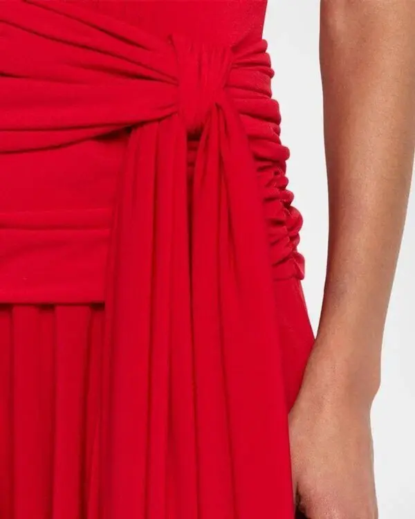 Brandon Maxwell The Isadora Sleeveless Draped Dress