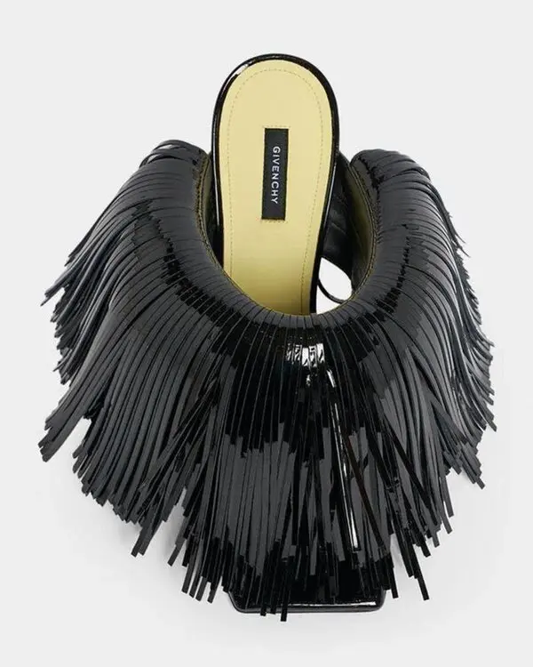 Givenchy Leather Fringe Sandals