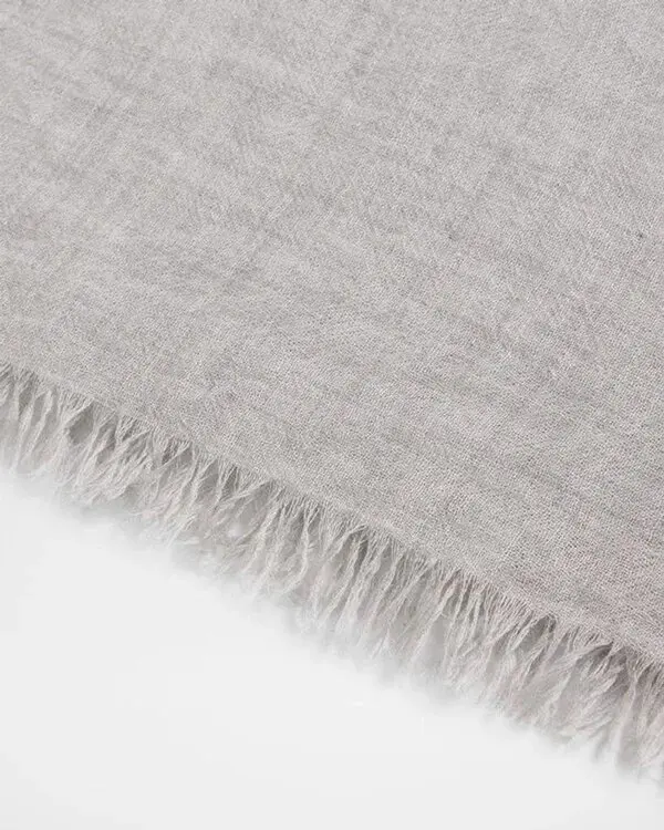 Brunello Cucinelli Cashmere & Silk Scarf - Pebble