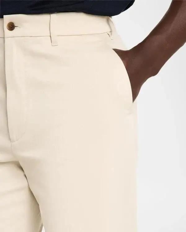 Dunhill Apos;s Cotton Twill Flat-front Pants