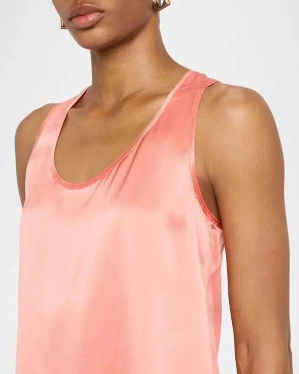 Sablyn Claudia Silk Scoop-neck Tank Top