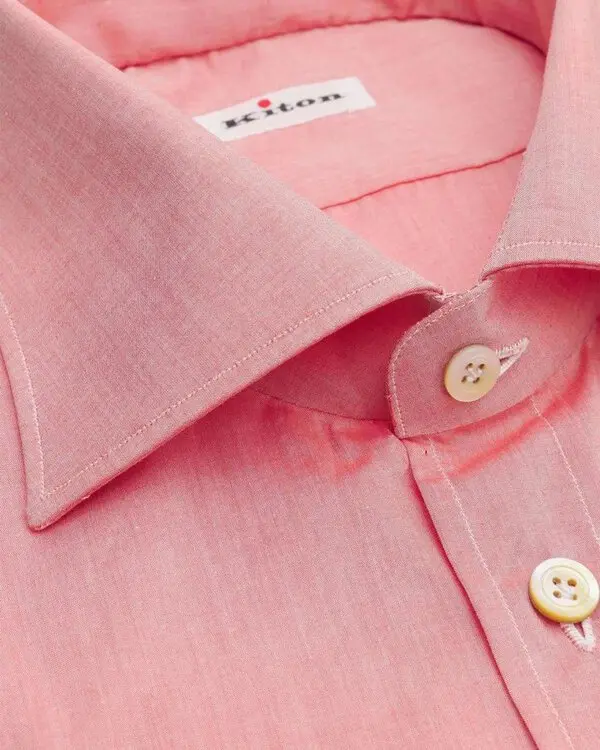 Kiton Apos;s Solid Cotton Classic-fit Dress Shirt