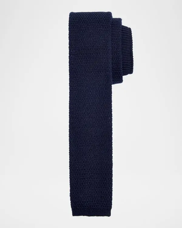 Zegna Apos;s Linen Knitted Tie