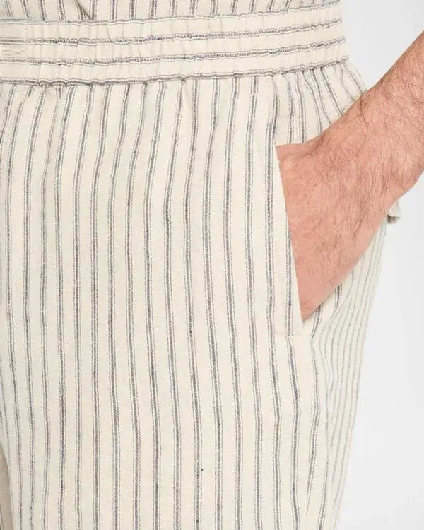 Vince Apos;s Ballstone Stripe Hemp Shorts