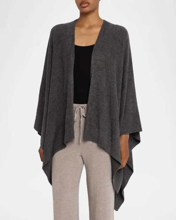 Barefoot Dreams Cozychic Lite Weekend Wrap - Carbon