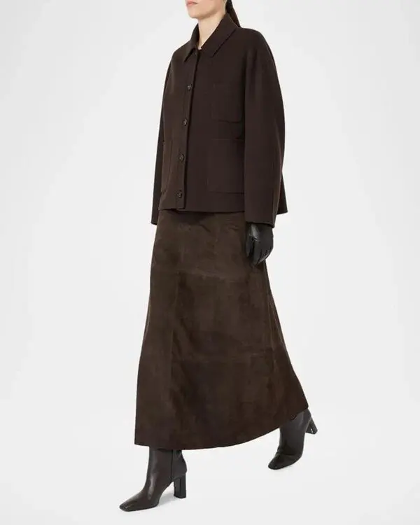 Max Mara Cloe Wool Shirt Jacket
