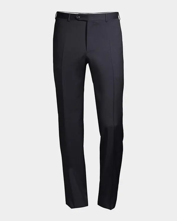 Canali Apos;s Wool Slim-fit Trousers