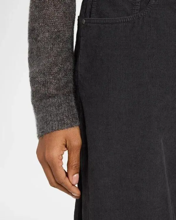 Brunello Cucinelli Corduroy Wide Barrel-leg Pants