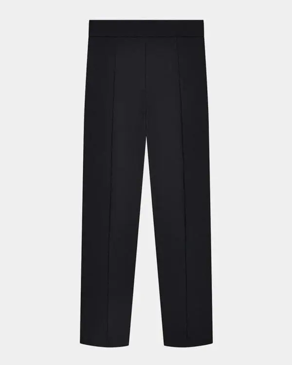 Emporio Armani Cropped Slim-fit Jersey Pants