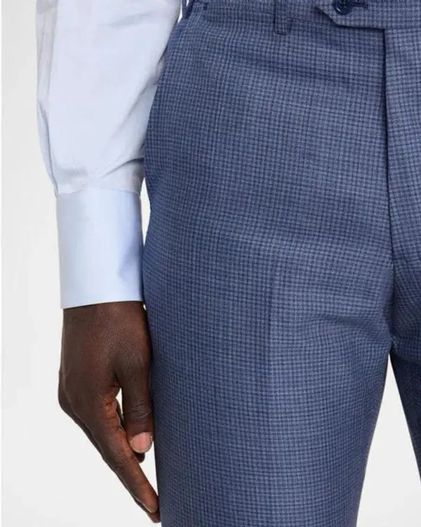 Emporio Armani Apos;s G Line Wool Super 130s Micro-check Two-piece Suit