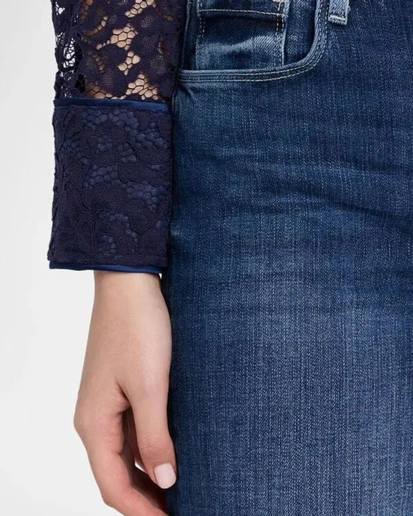 L & APOS;AGENCE Scottie Wide-leg Jeans