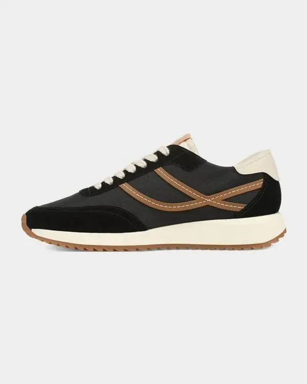 Vince Santa Monica Sneakers - Black/saddle