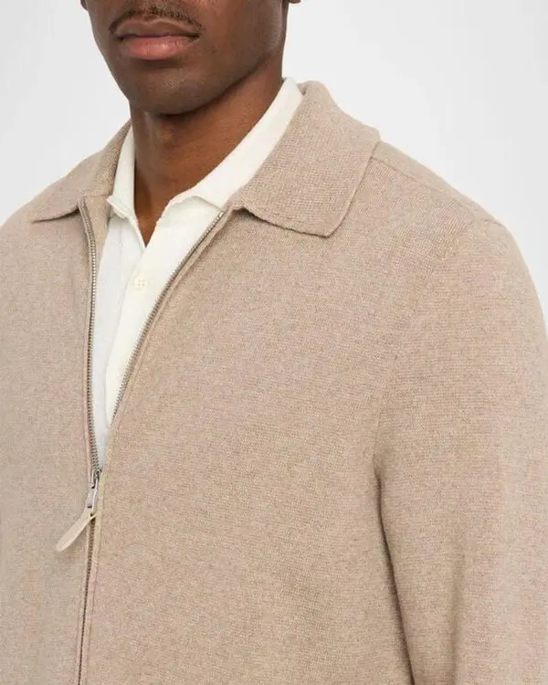 Dunhill Apos;s Cotton And Cashmere Full-zip Blouson