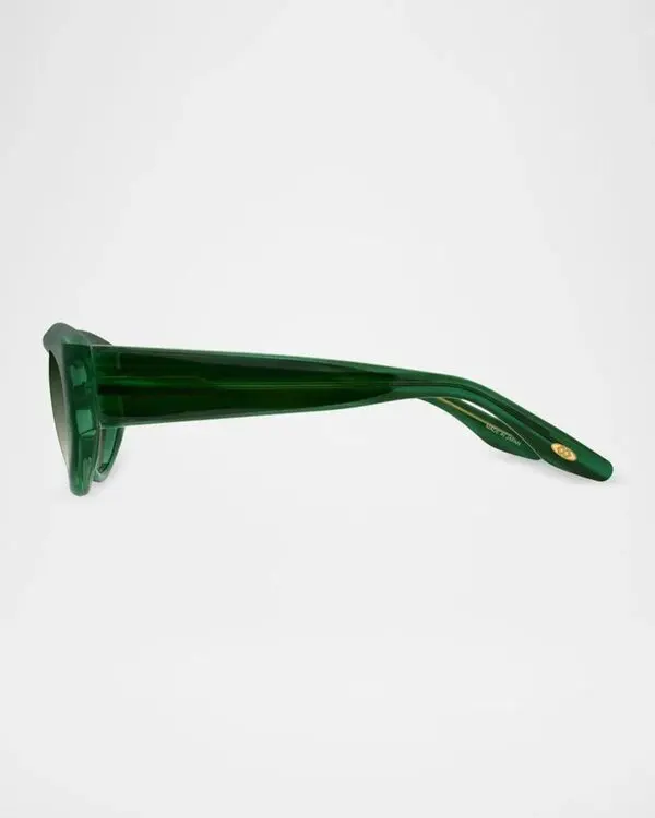 Barton Perreira Robinson 56mm Acetate Oval Sunglasses - Clover