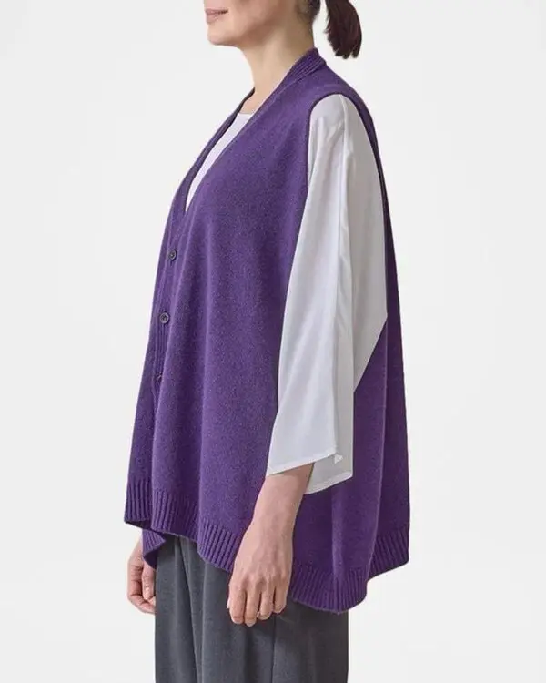 Eskandar V-neck Cashmere Vest