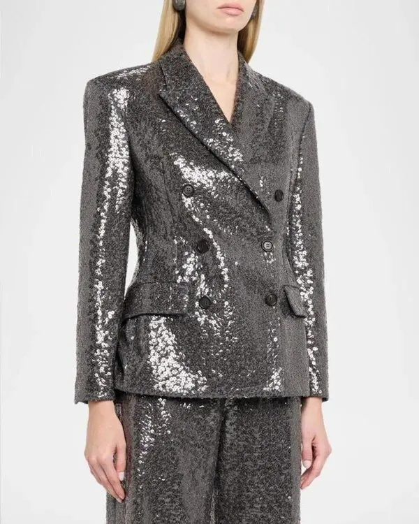 Brunello Cucinelli Sequin Embellished Suit-type Jacket