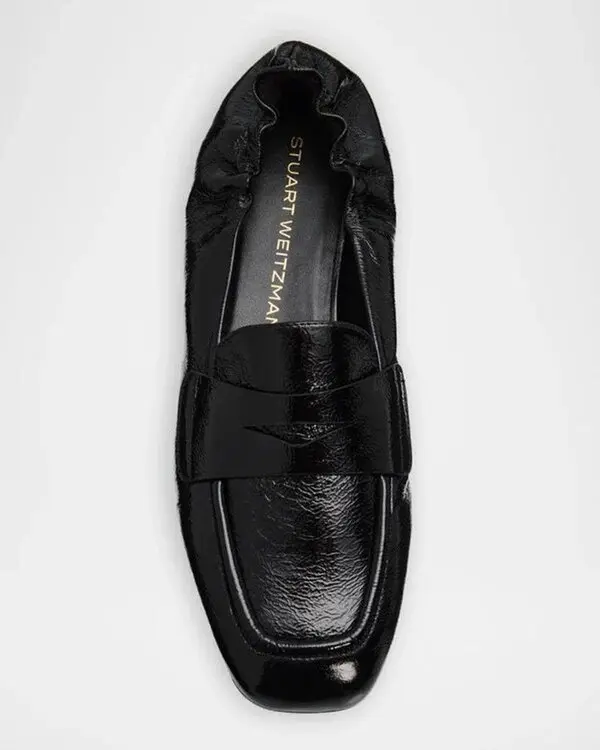 STUART WEITZMAN Bryant Patent Leather Penny Loafers
