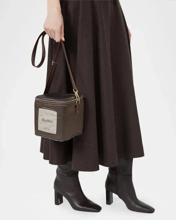 Max Mara Quilted Turtleneck Gilet - Brown