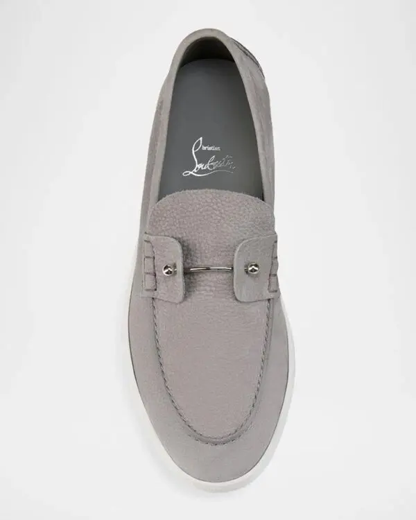 CHRISTIAN LOUBOUTIN Apos;s Chambeliboat Flat Leather Boat Shoes