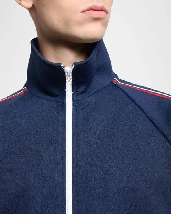 Saint Laurent Apos;s Piped Raglan-sleeve Track Jacket