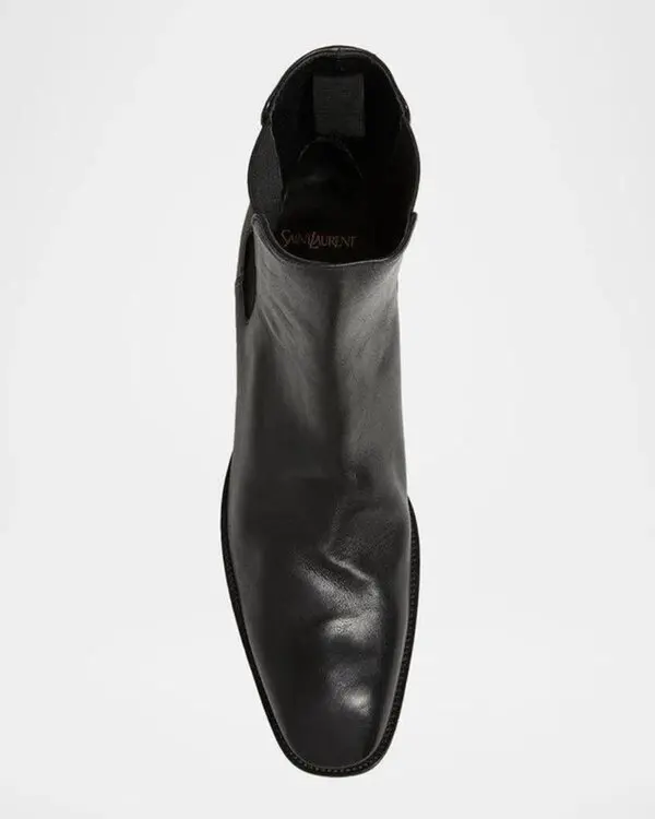 Saint Laurent Apos;s Stanton Leather Chelsea Boots
