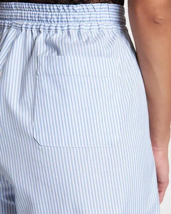 Dolce & Gabbana Embellished Striped Wide-leg Pull-on Pants