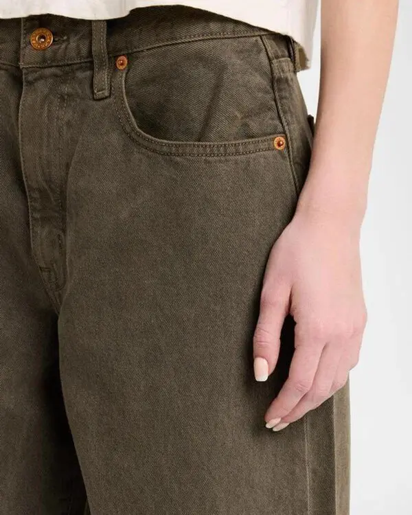 SLVRLAKE Ella Mid-rise Barrel Jeans