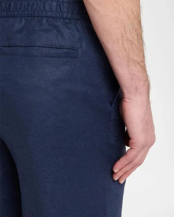 Bugatchi Apos;s Aerolinen Drawstring Shorts - Navy