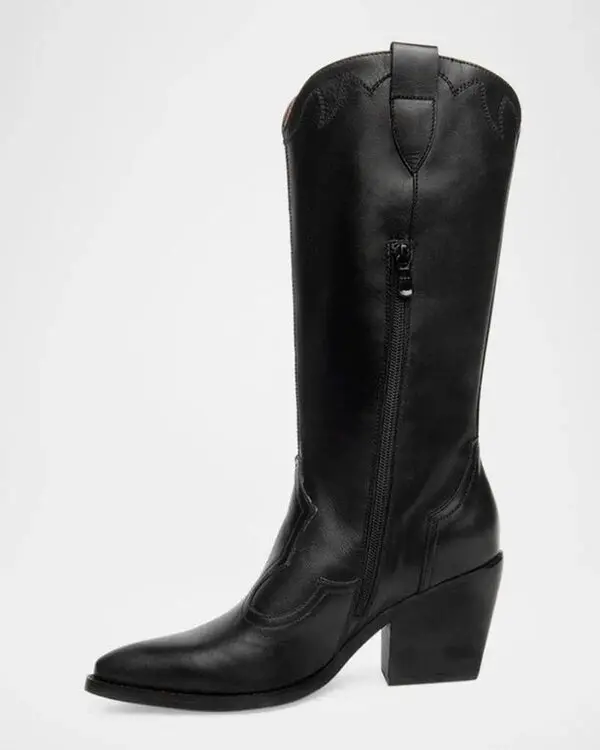 NEROGIARDINI Leather Western Boots